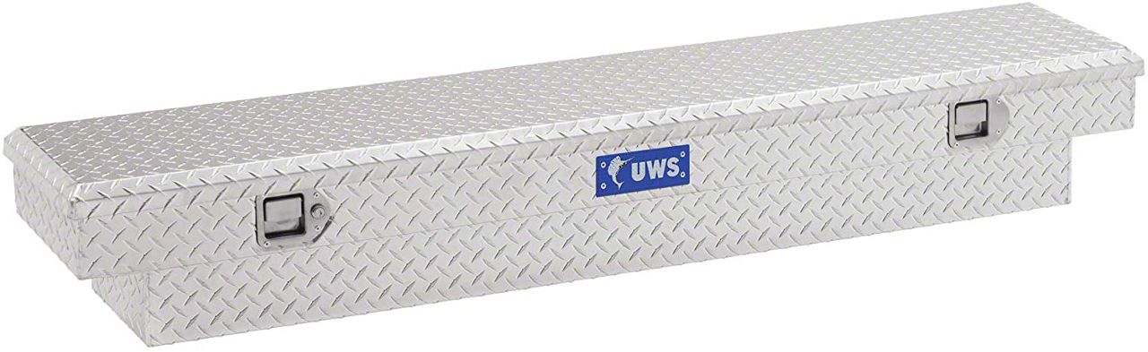 UWS RAM 3500 69-Inch Aluminum Slim-Line Crossover Tool Box; Bright ...