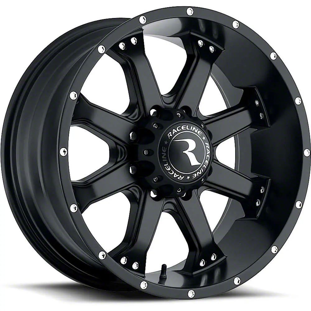 Raceline RAM 2500 Assault Gloss Black 8-Lug Wheel; 20x9; 18mm Offset ...