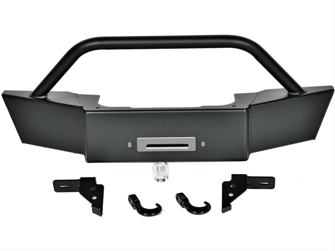 Fab Fours RAM 2500 Large Frame Winch Mount; Matte Black DR10-N2460-1 ...