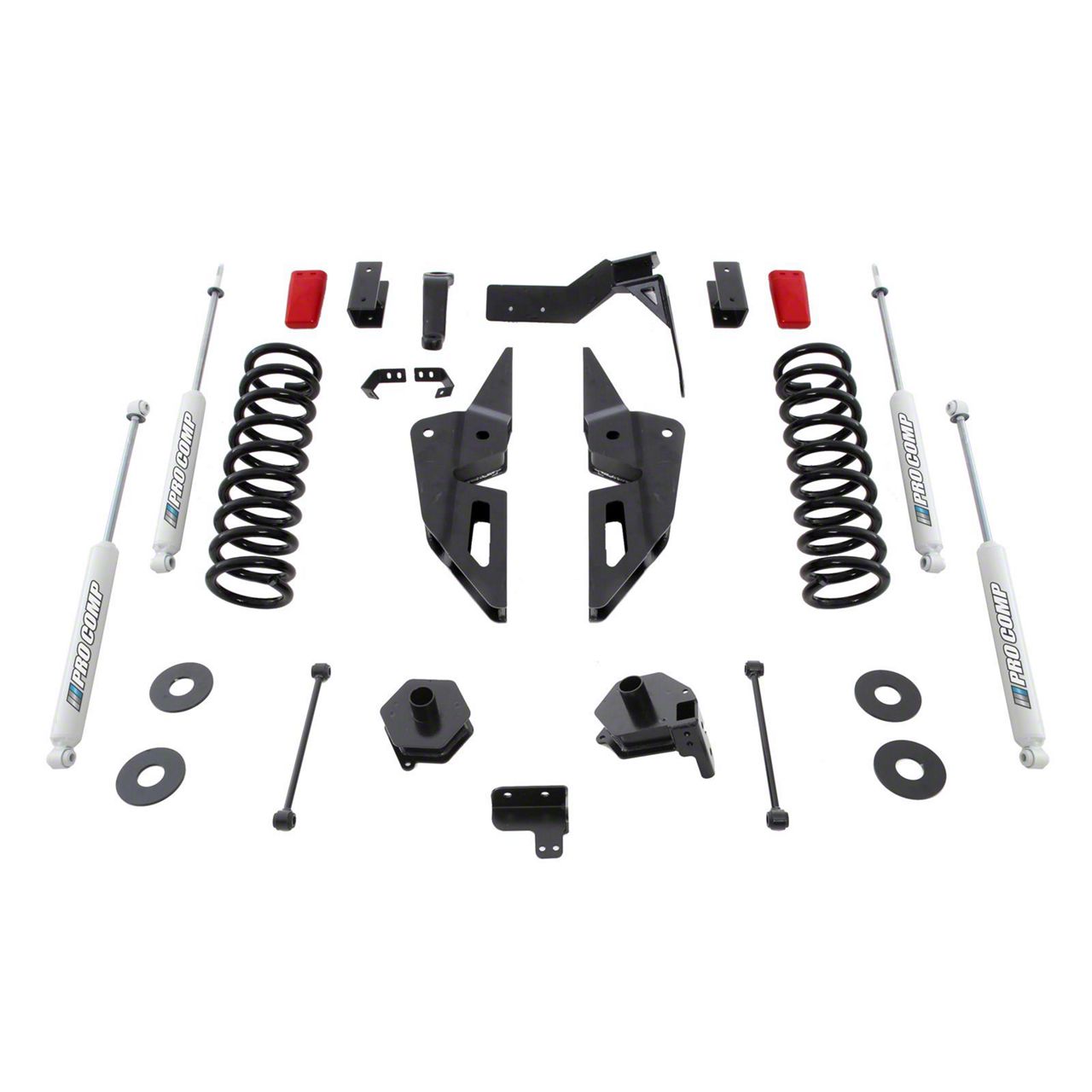 Pro Comp Suspension RAM 2500 4-Inch Stage II Suspension Lift Kit with ...