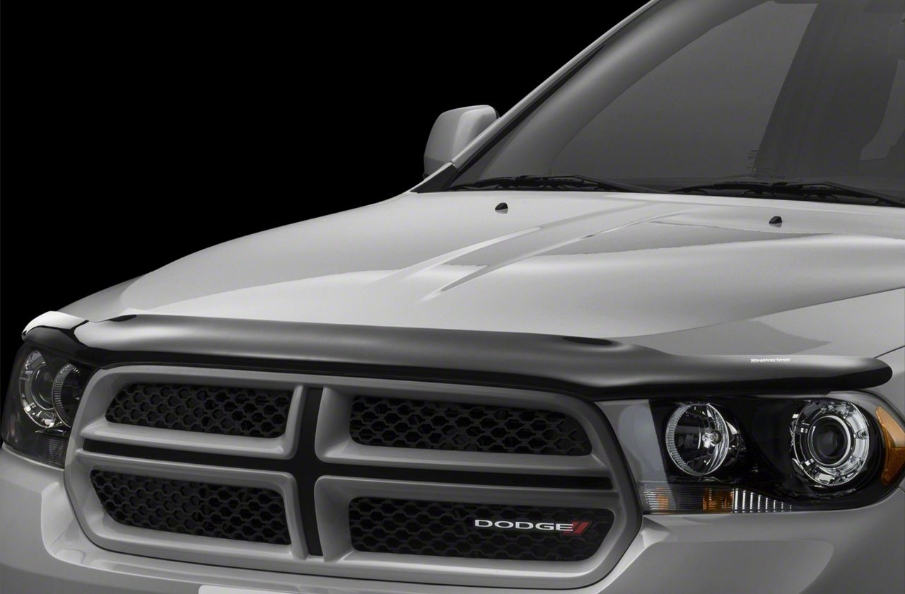 Weathertech RAM 2500 Stone and Bug Deflector; Dark Smoke 50282 (19-23 ...