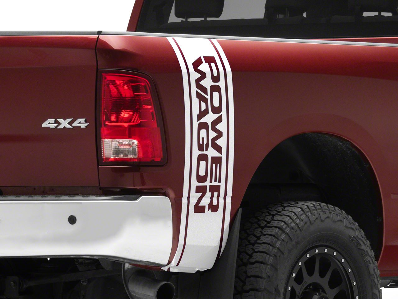 RAM Officially Licensed RAM 2500 Power Wagon Rear Vertical Stripe ...