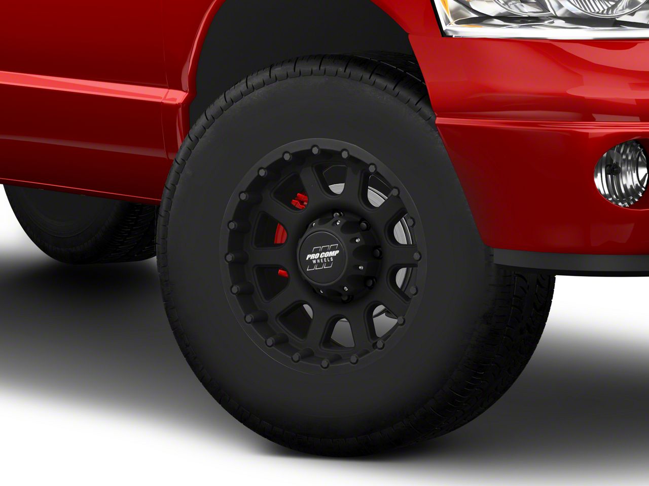Pro Comp Wheels RAM 2500 32 Series Bandido Flat Black 8-Lug Wheel; 17x9 ...