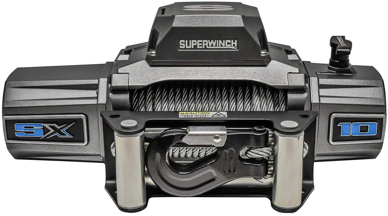 Superwinch F-250 Super Duty 10,000 lb. SX 10000 Winch with Steel Cable ...