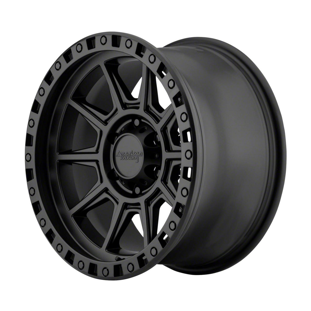 American Racing RAM 1500 AR201 Cast Iron Black 5-Lug Wheel;16x8; 0mm ...