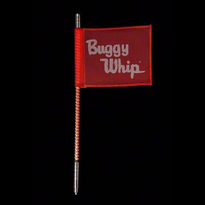 F-150 4-Foot Red LED Whip with 10-Inch x 12-Inch Red Buggy Whip Flag ...