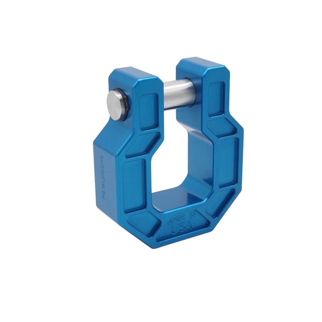 Royal Hooks Tahoe Aluminum Royal Show Shackle; Blue RHO-12017-BL - Free ...
