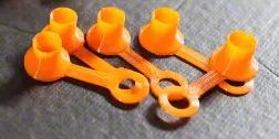 41.22 Silverado 1500 Valve Stem POP-CAPS; Orange v-stem-pop-caps-ORANGE ...