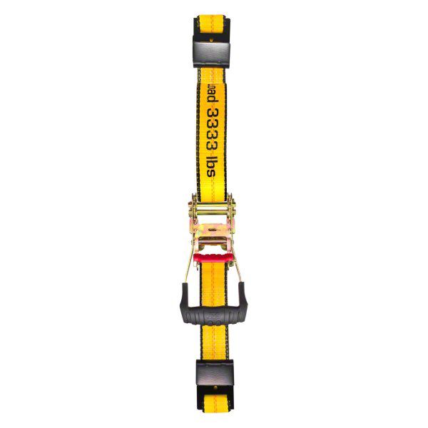 CAT RAM 3500 2-Inch x 27-Foot Heavy Duty Ratchet Down Straps with Flat ...