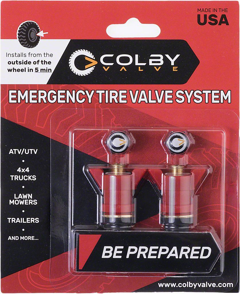 Colby Valve Sierra 3500 Emergency Tire Valves; Red 853604007018 ...
