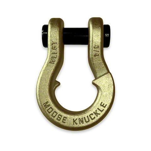 Moose Knuckle Offroad F-150 Jowl Split Recovery Shackle; Brass Knuckle ...