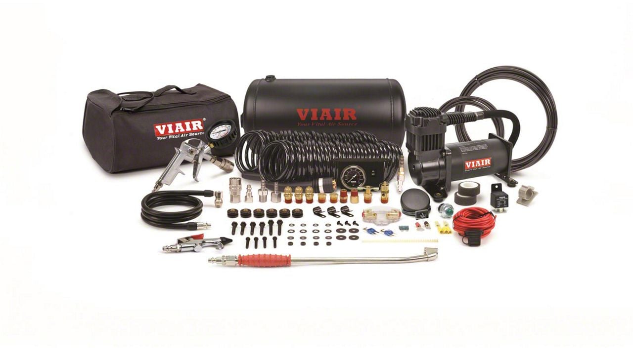 Viair Silverado 1500 Pathfinder Constant Duty OnBoard Air System; 200 PSI / 1.58 CFM 50015 ...