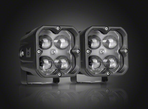 Ranger Concept Series 3-Inch Cube LED Pod Lights; Fog Beam (Universal ...