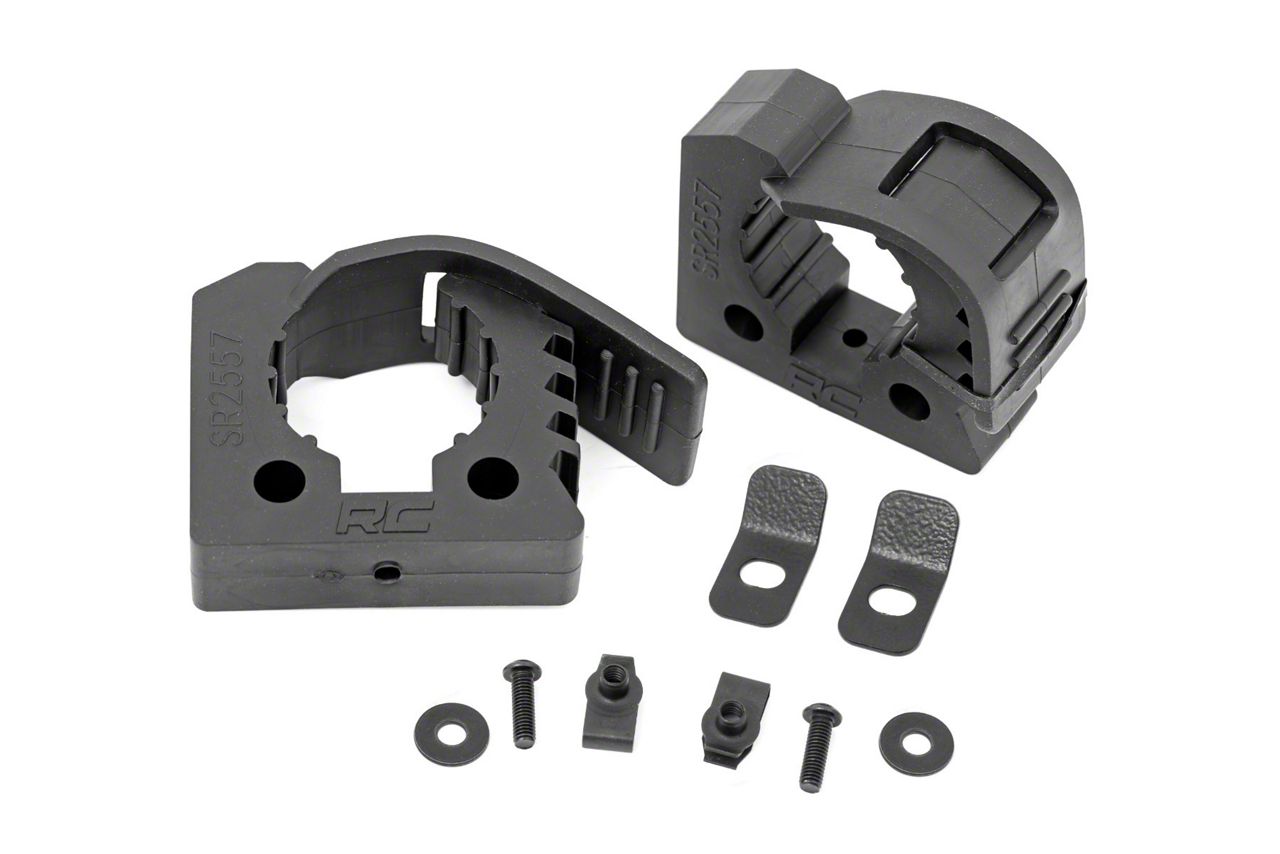 Rough Country Silverado 1500 Rubber MOLLE Panel Clamp Kit; 2-Clamps; 1 ...