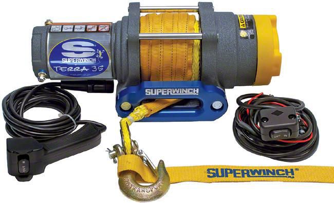 Superwinch Ranger 3,500 lb. Terra 35SR Winch with Synthetic Rope ...