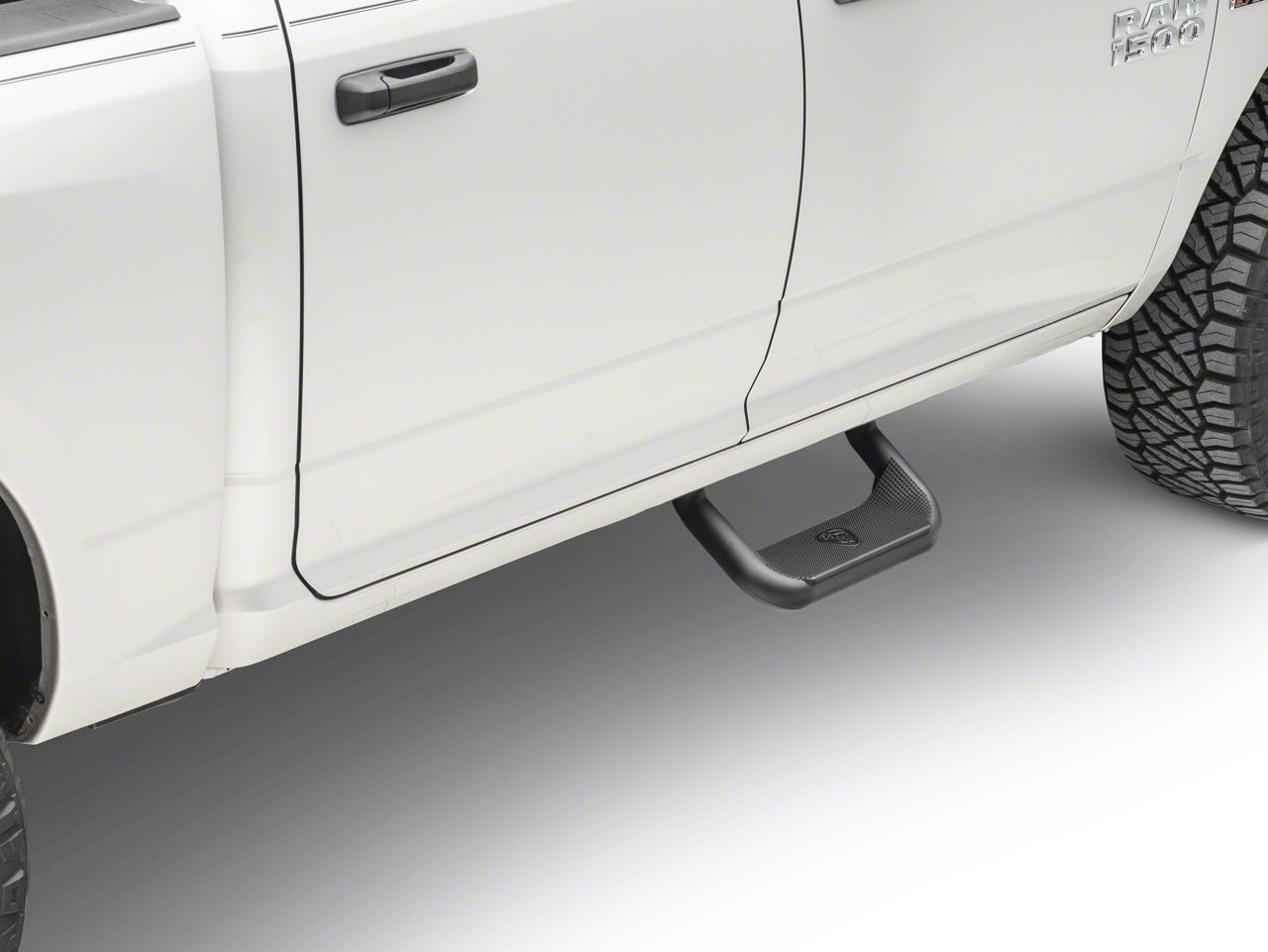 Carr RAM 1500 Super Hoop Side Steps; Black; Pair 129771 (09-18 RAM 1500 ...