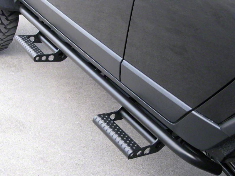 N-Fab RAM 3500 Cab Length RKR Side Rails; Textured Black D094RKRCC (10 ...
