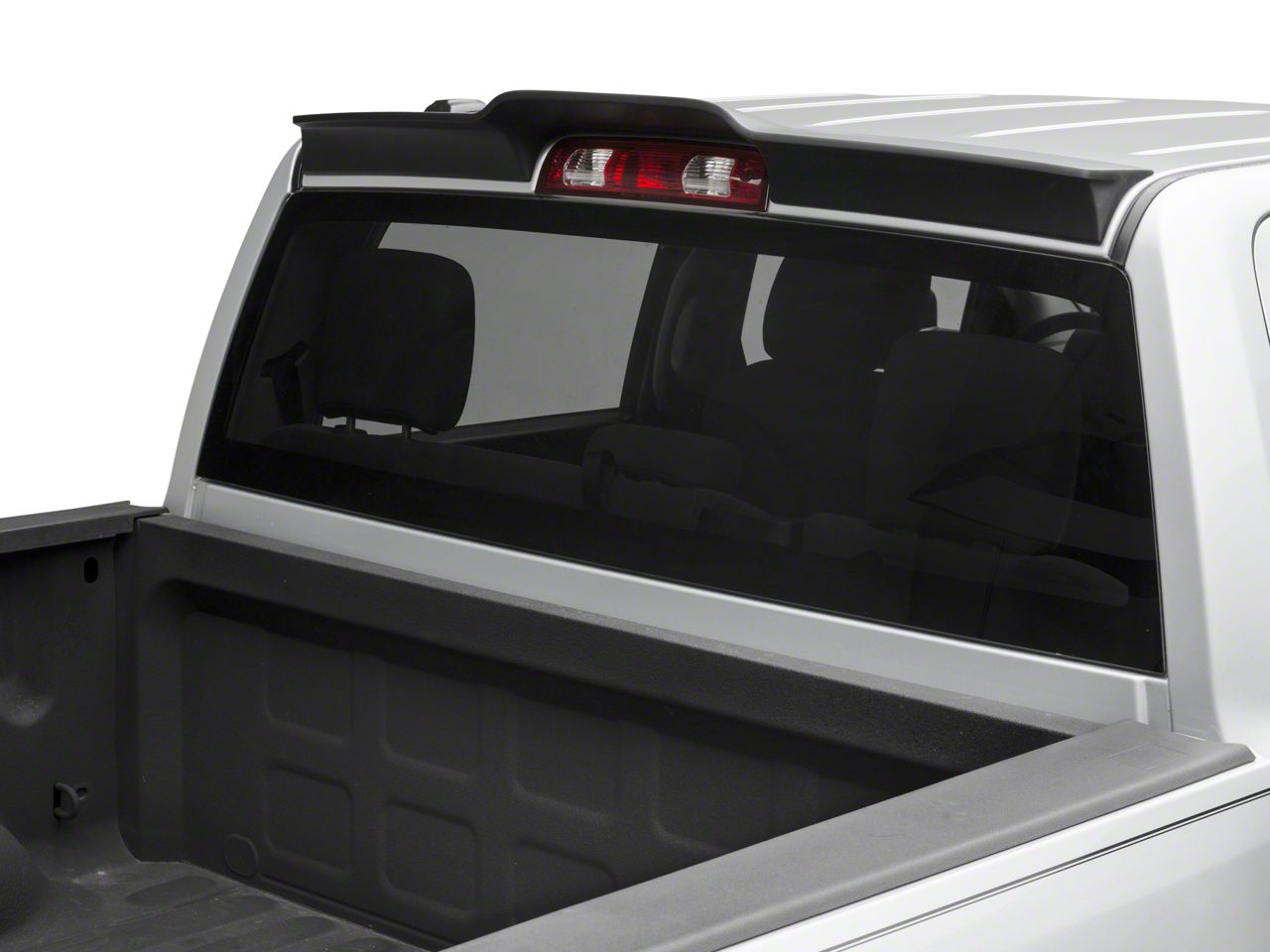 RedRock RAM 1500 Rear Truck Cab Spoiler; Matte Black 982859WB (09-18 ...