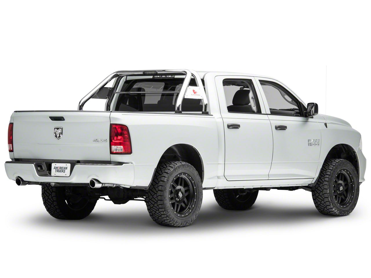 RAM 1500 Classic Roll Bar; Stainless Steel (09-23 RAM 1500 w/o RAM Box ...