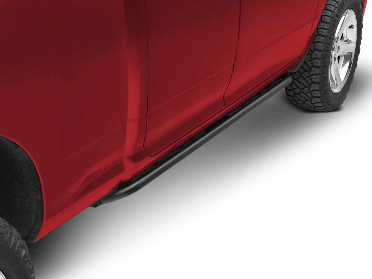 N-Fab RAM Cab Length RKR Side Rails - Textured Black R103367 (09-18 RAM ...