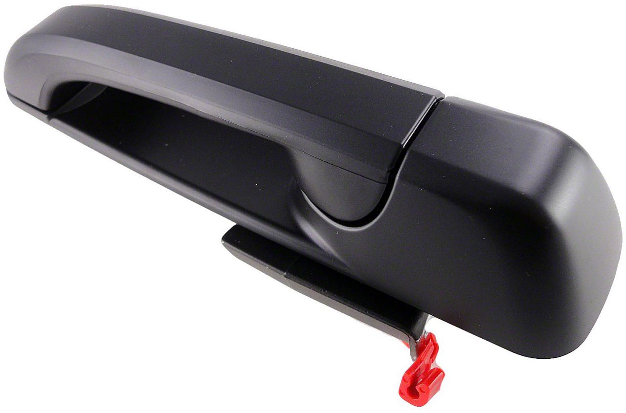 RAM 1500 Exterior Door Handle; Smooth Black; Rear Passenger Side (09-18 ...