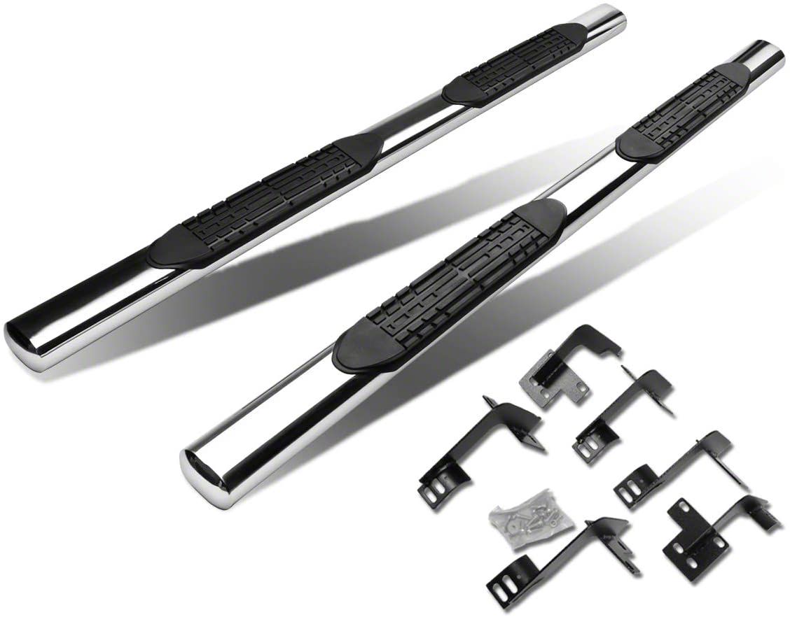 RAM 1500 4-Inch Nerf Side Step Bars; Stainless Steel (19-23 RAM 1500 ...