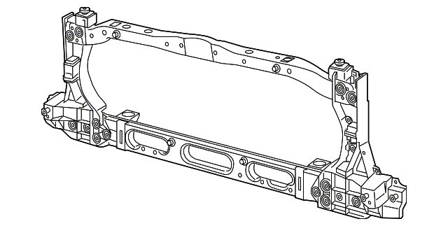 Mopar RAM 1500 Radiator Support 68403786AD (19-23 RAM 1500) - Free Shipping