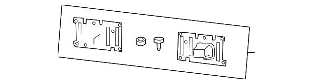 Mopar RAM 1500 Bumper Bracket; Mounting Kit; Front 68404042AA (19-23 ...