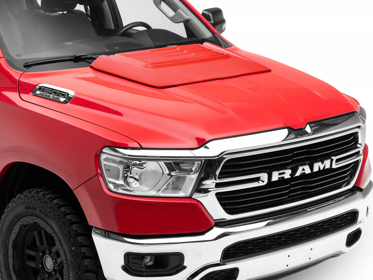 Air Design RAM 1500 Hood Scoop; Unpainted CH07A01PR (19-23 RAM 1500 ...