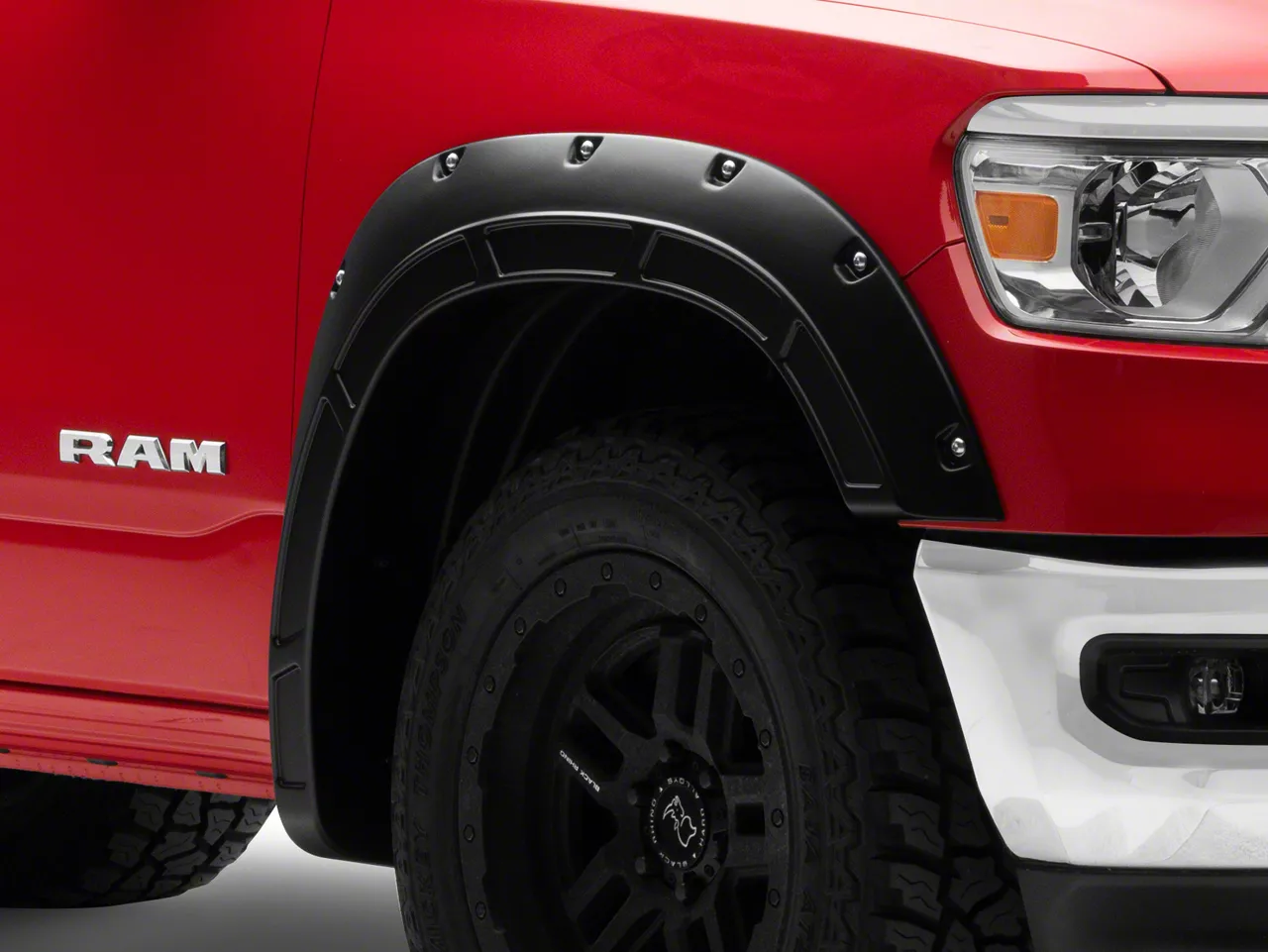 Rough Country RAM 1500 Defender Fender Flares; OE Black A-D10914 (19-23 ...