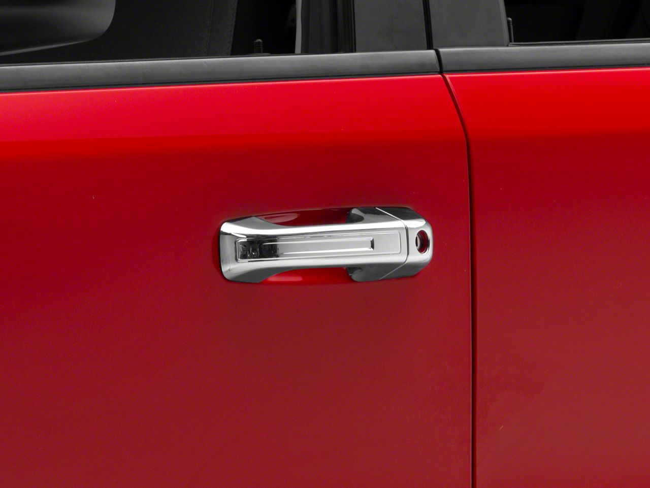 RedRock RAM 1500 Door Handle Covers; Chrome R133617 (19-23 RAM 1500 w ...