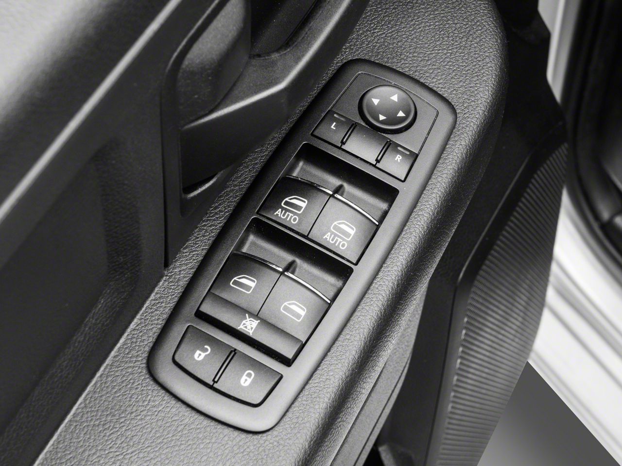 RedRock RAM 1500 Window Switch Trim; Chrome R133630 (09-18 RAM 1500) - Free Shipping