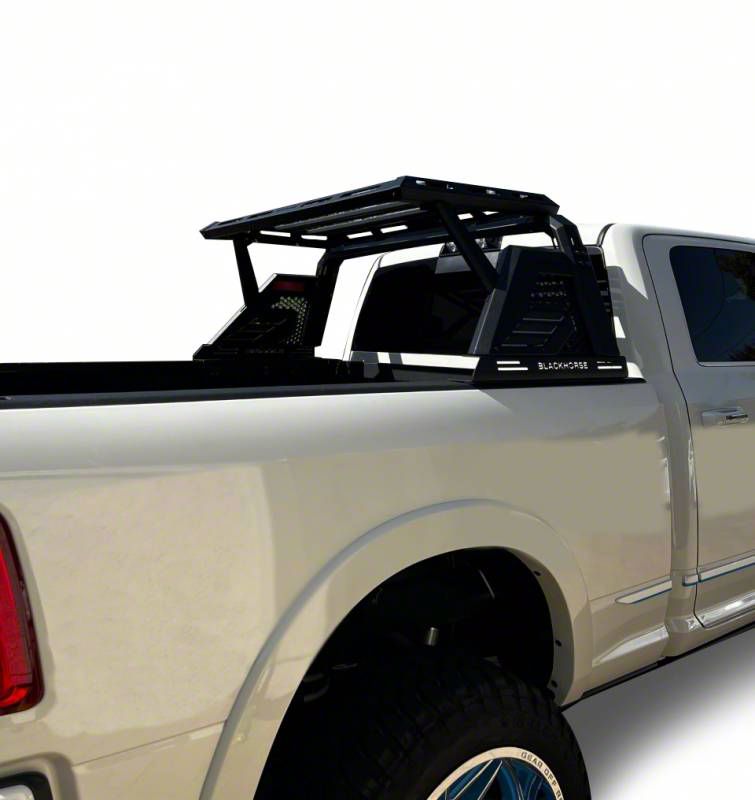 RAM 1500 Armour II Roll Bar with Basket; Black (15-23 RAM 1500 w/o RAM ...