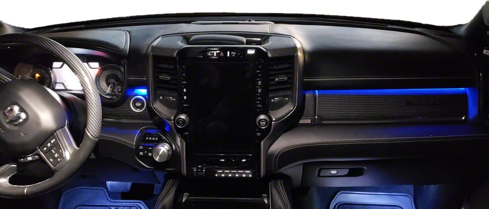 Paragoptics RAM 1500 Factory Ambient Lighting Upgrade; True Blue DT-QC ...