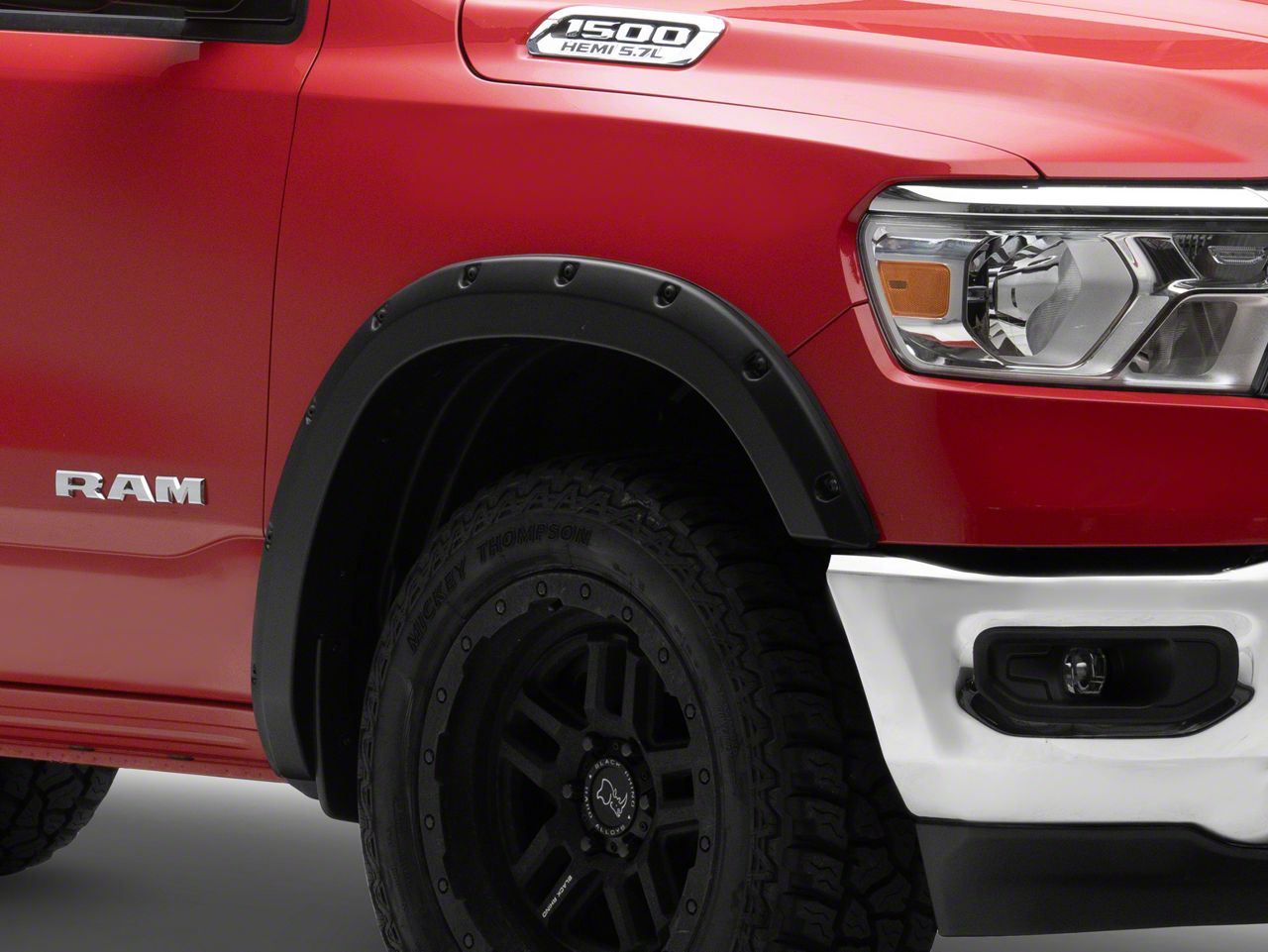 EGR RAM 1500 Bolt-On Style Fender Flares; Black 792955 (19-23 RAM 1500 ...