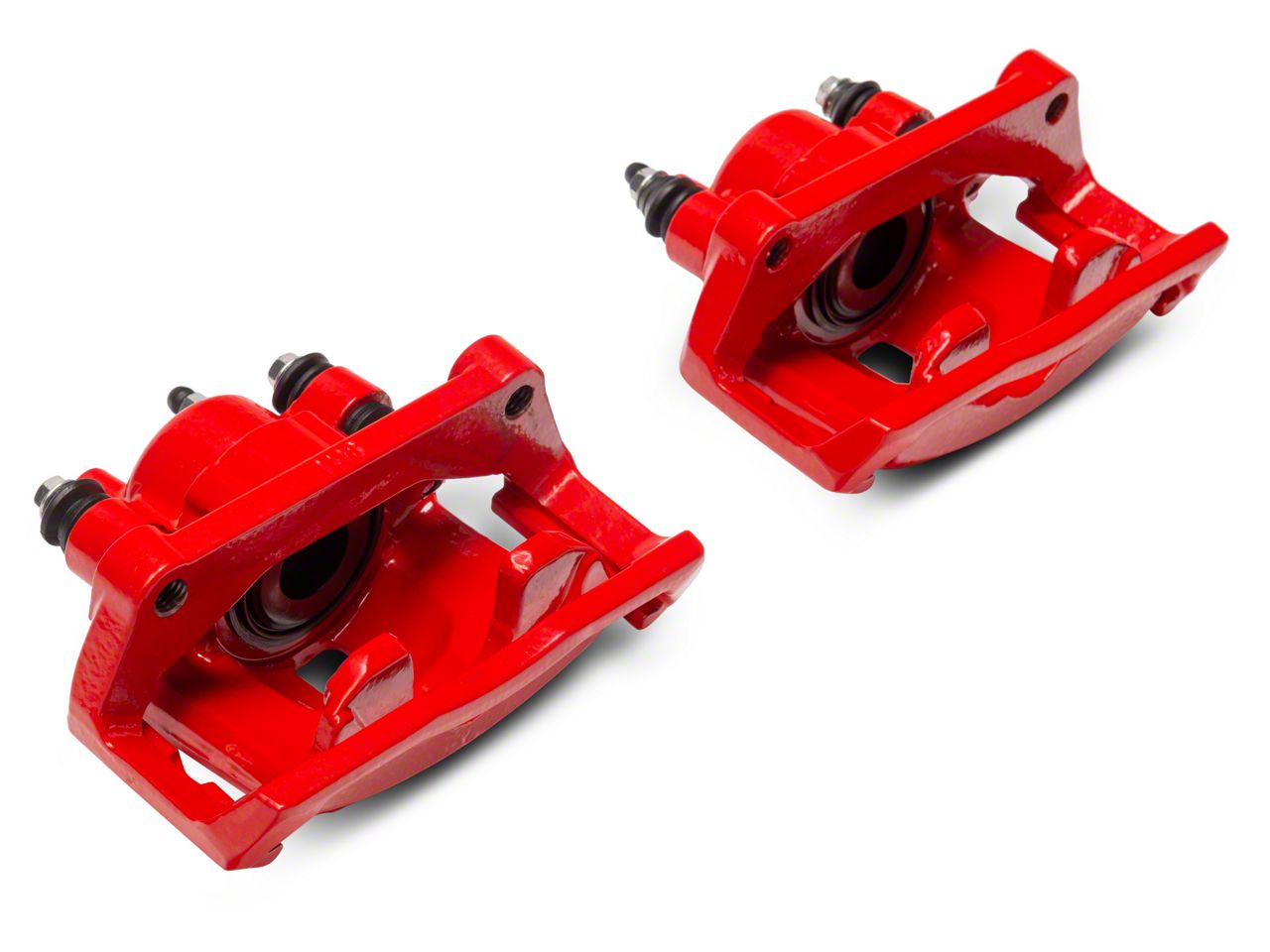 C&L RAM 1500 Performance Rear Brake Calipers; Red R145615 (02-18 RAM ...