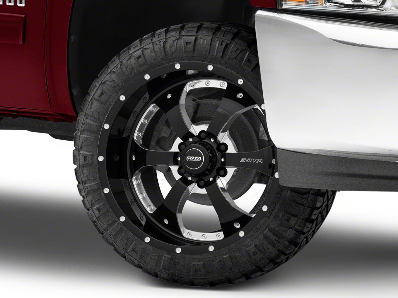 SOTA Off Road Silverado NOVAKANE Death Metal 6-Lug Wheel - 20x9; 0mm ...