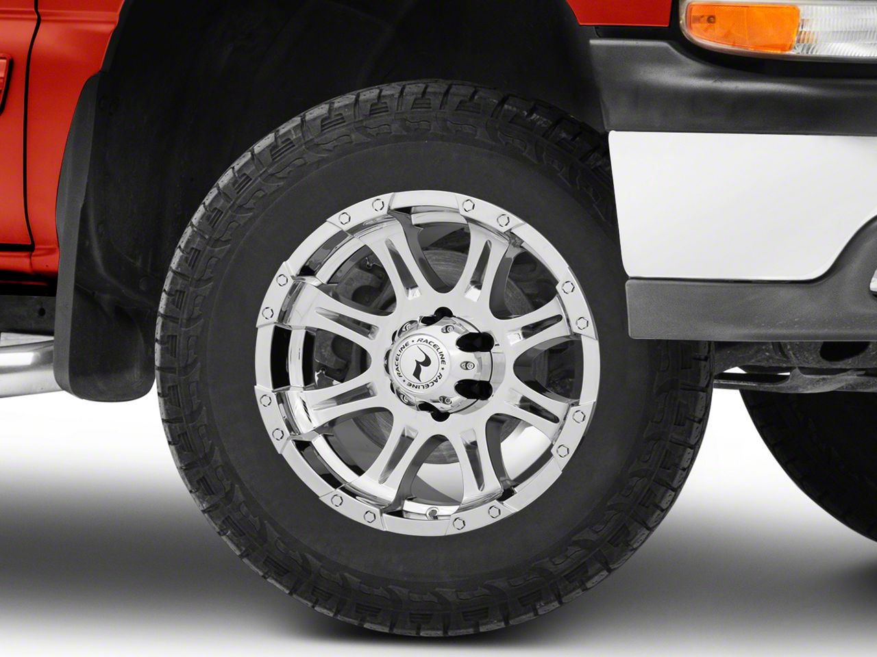 Raceline Silverado 1500 Raptor Chrome 6-Lug Wheel; 18x9; -6mm Offset ...