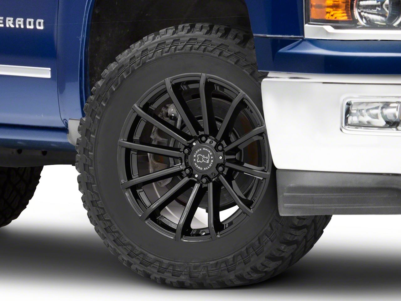 Black Rhino Silverado Rotorua Gloss Black 6-Lug Wheel - 20x9.5; 12mm ...