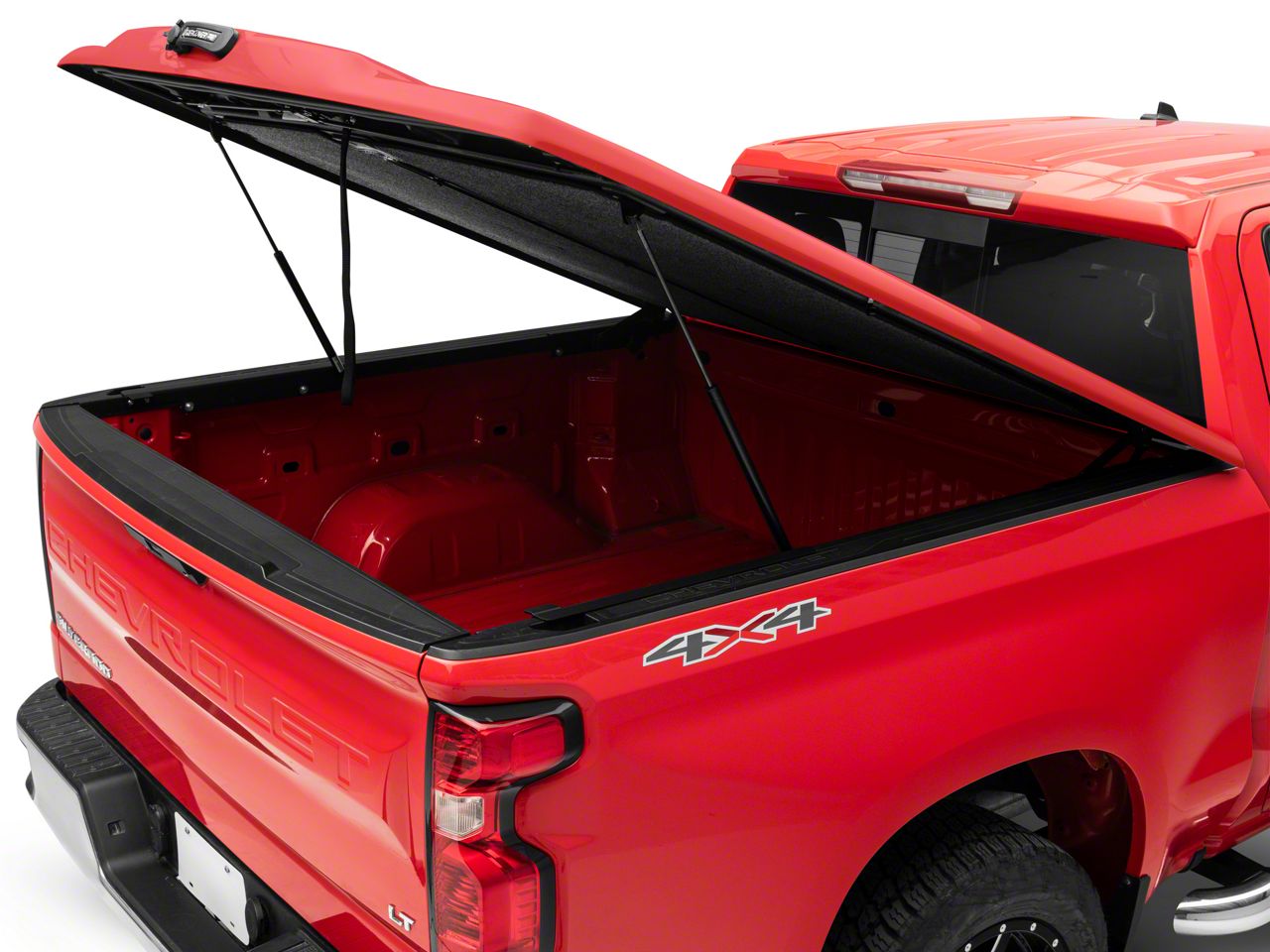 UnderCover Silverado 1500 Elite Smooth Hinged Tonneau Cover; Unpainted ...