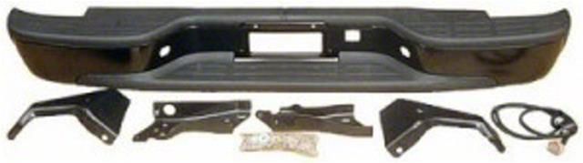 Silverado 1500 Rear Bumper; Black (99-05 Silverado 1500 Stepside)