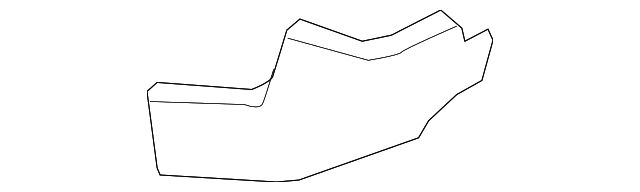 GM Silverado 1500 Fender Insert; Front Right 22801019 (14-18 Silverado ...