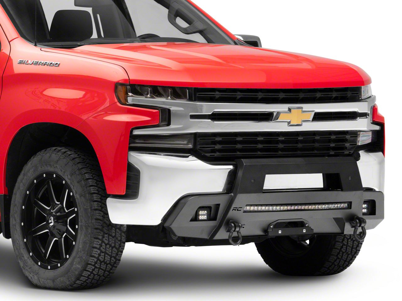 Rough Country Silverado 1500 Hidden Winch Bumper 10805 (19-21 Silverado ...