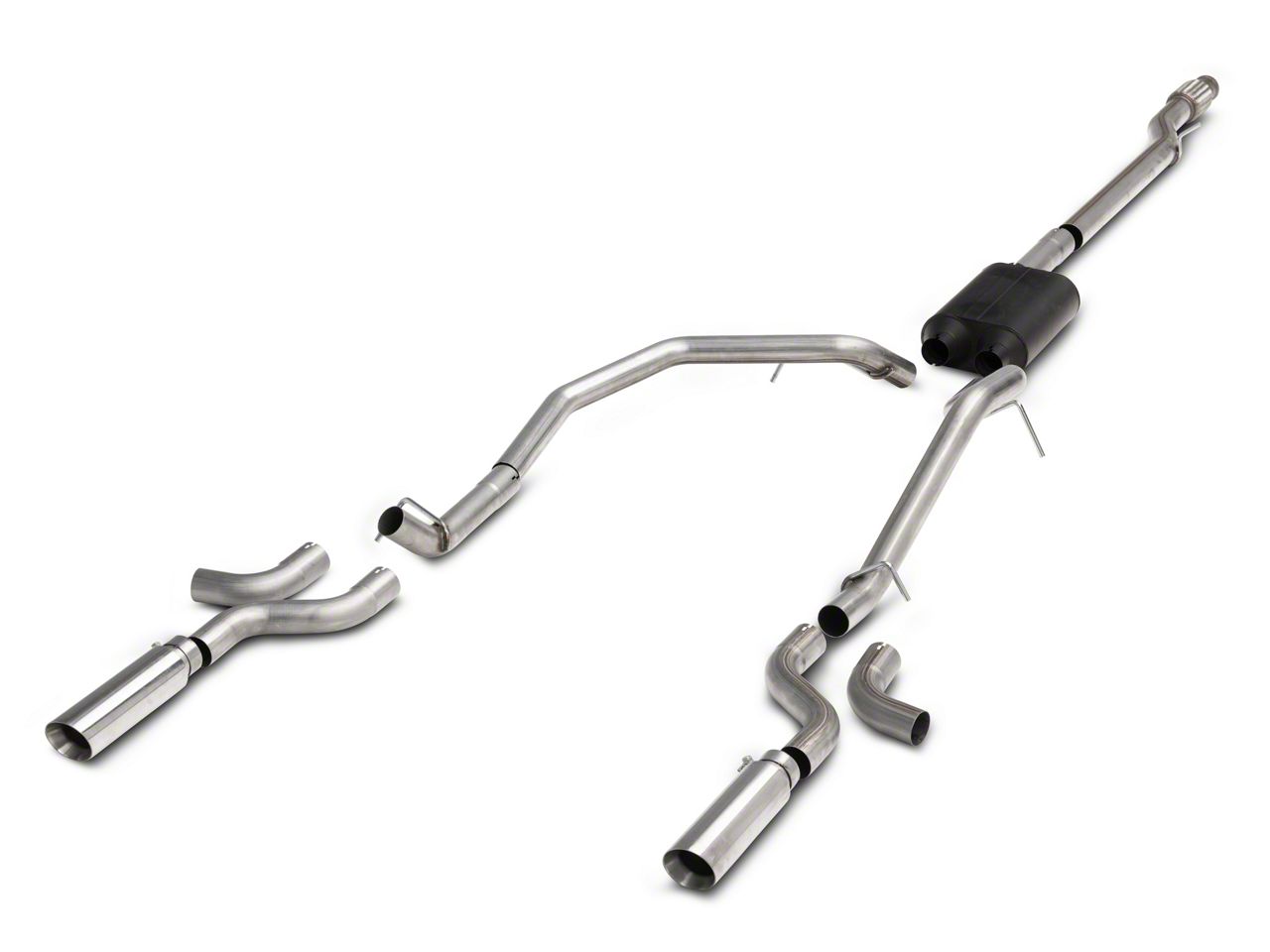 Chevy Silverado Exhaust Systems for 2007, 2008, 2009, 2010, 2011, 2012 ...