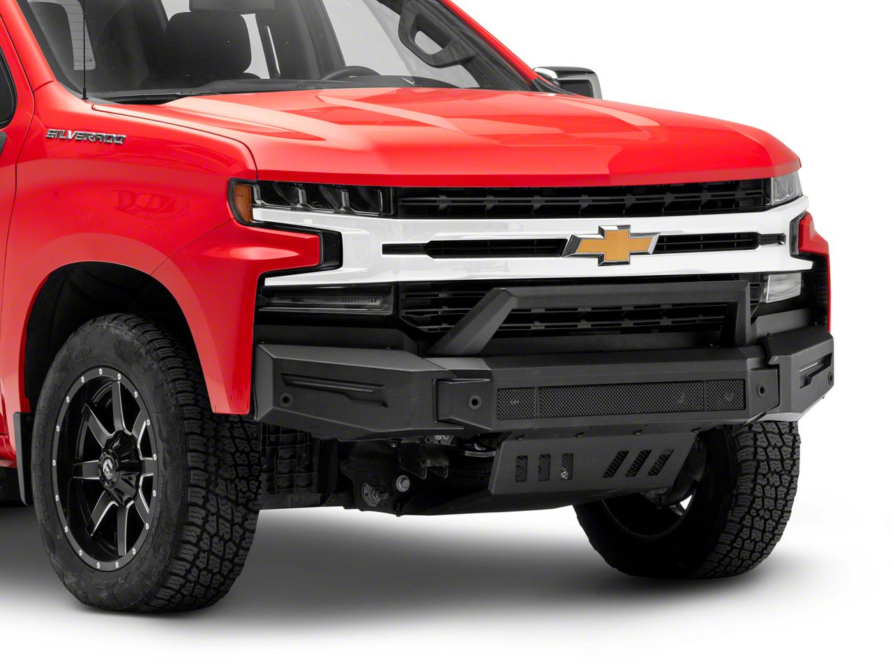 Barricade Silverado 1500 Extreme HD Modular Front Bumper with LED DRL ...