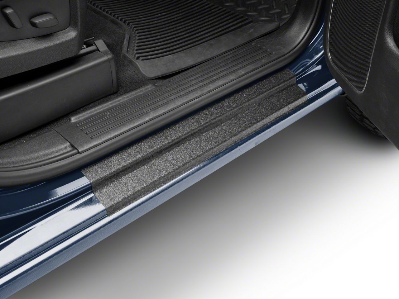 Silverado 1500 Front Door Sill Protection; Black (14-23 Silverado 1500 ...