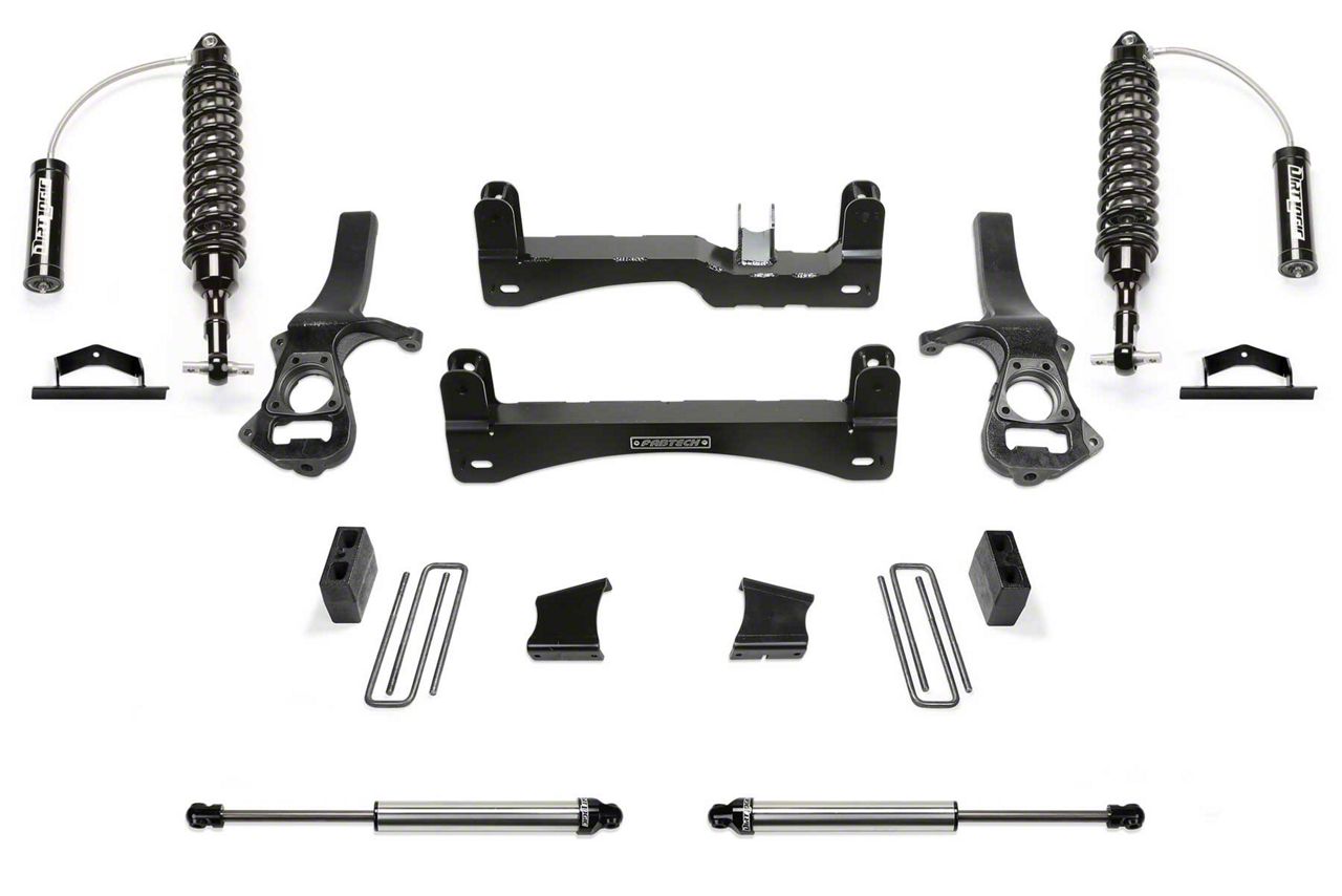 Fabtech Silverado 1500 4-Inch Performance Suspension Lift Kit with Dirt ...