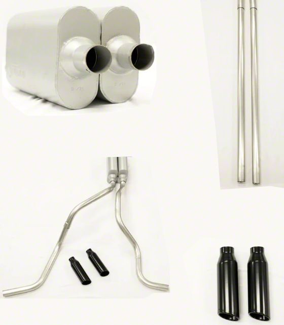 MPI Exhaust Technologies RAM 2500 2.25-Inch Dual Exhaust System with ...