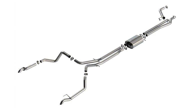Borla Silverado 1500 S-Type True Dual Exhaust System with Turn Down ...