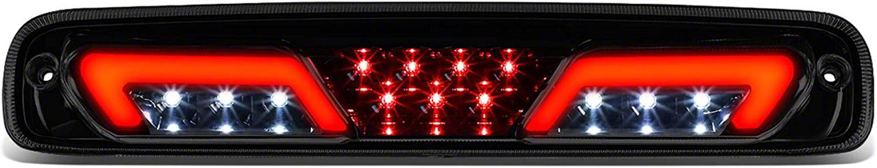 Sierra 1500 LED Third Brake Light with Sequential Brake Lights; Black ...